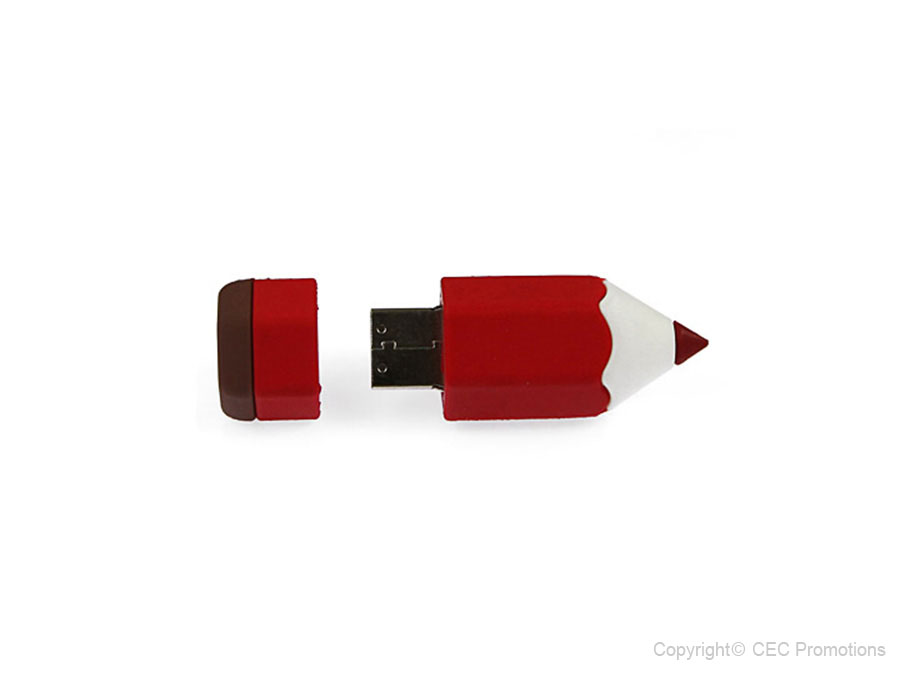 USB Buntstift, Stift USB-Stick mit Logo als Werbeartikel
