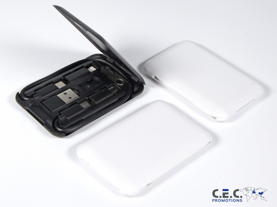 Adapter Set für unterwegs als Kundengeschenk mit Logo