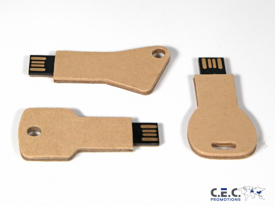 USB-Stick paper key aus Karton, umweltfreundlicher Stick