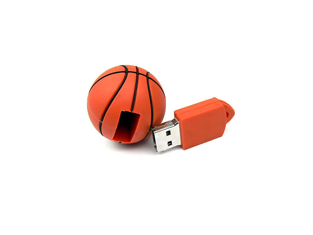PVC USB-Stick in Basketballform, USB Ball Sonderanfertigung - Ab 5,55