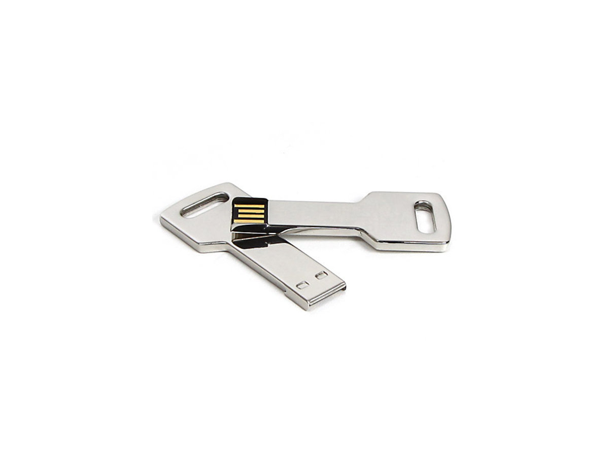 Metall USB Stick in Schlüsselform, praktisch als Schlüsselanhänger ...