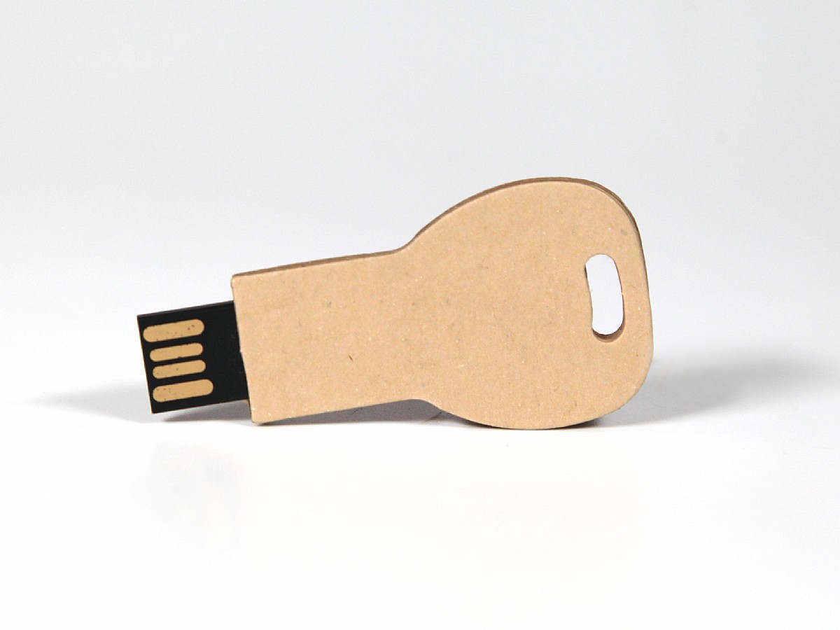 USB-Stick paper key aus Karton, umweltfreundlicher Stick - Ab 3,50