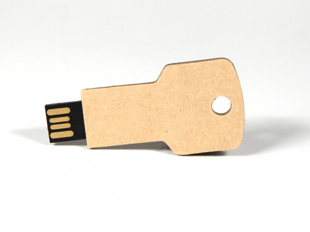 USB-Stick paper key aus Karton, umweltfreundlicher Stick - Ab 3,50