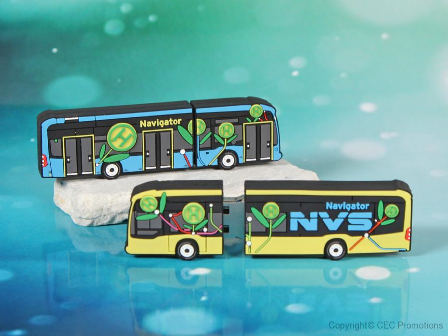 USB-Stick Bus, Stadtbus oder Fernreisebus