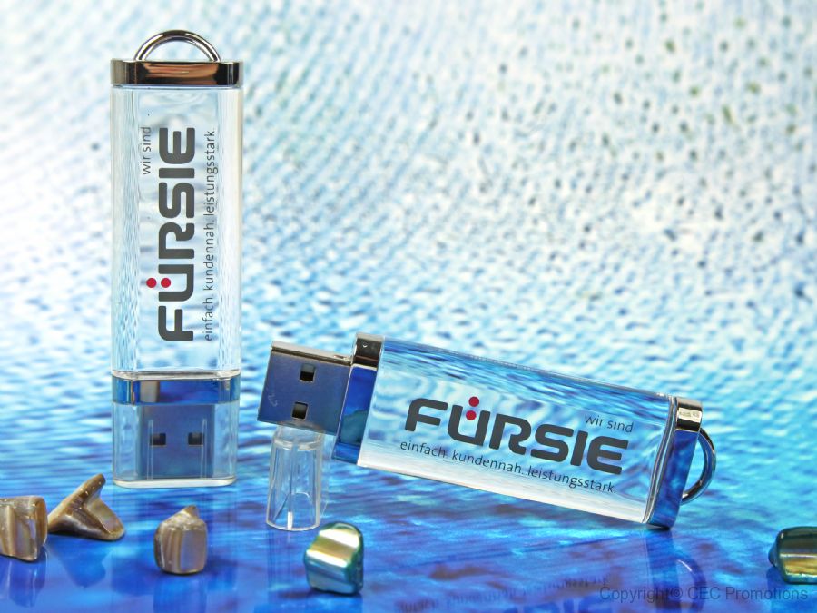 USB-Stick Crystal mit Logo bedruckbar. Jetzt günstigen Crystal mit ...