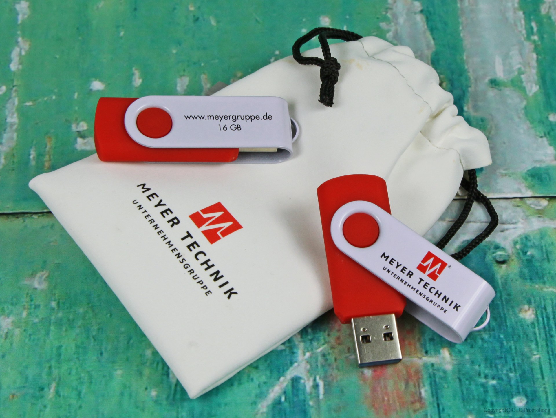 Edle USB-Stick mit Logo bedruckt als Werbegeschenk